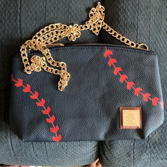 St.Louis Cardinals | Bags | Nib Crossbody Leather Stlouis Cardinal ...